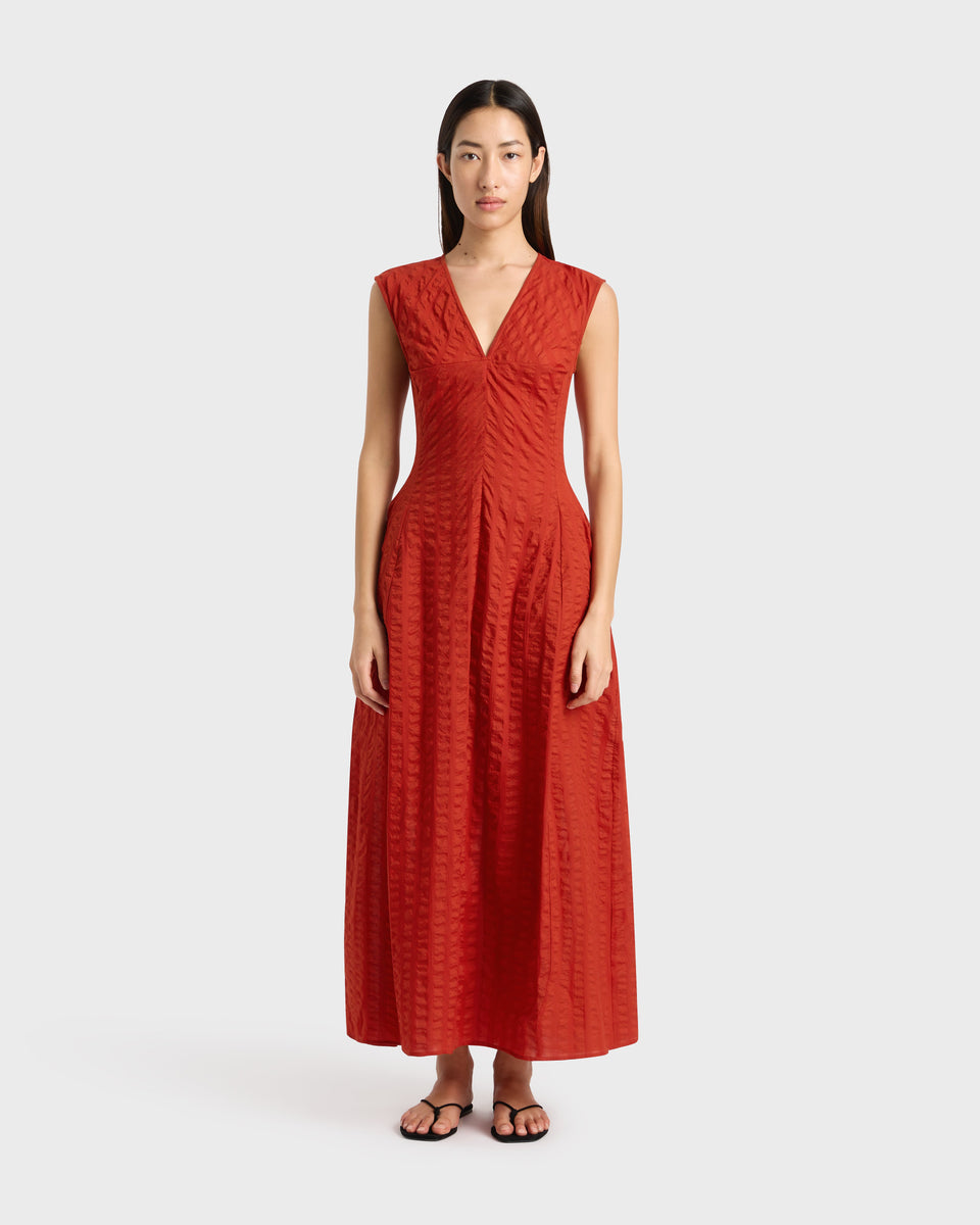 BONDI BORN® | Hastings Maxi Dress in Rosso | Summer Dress – BONDI BORN INTL
