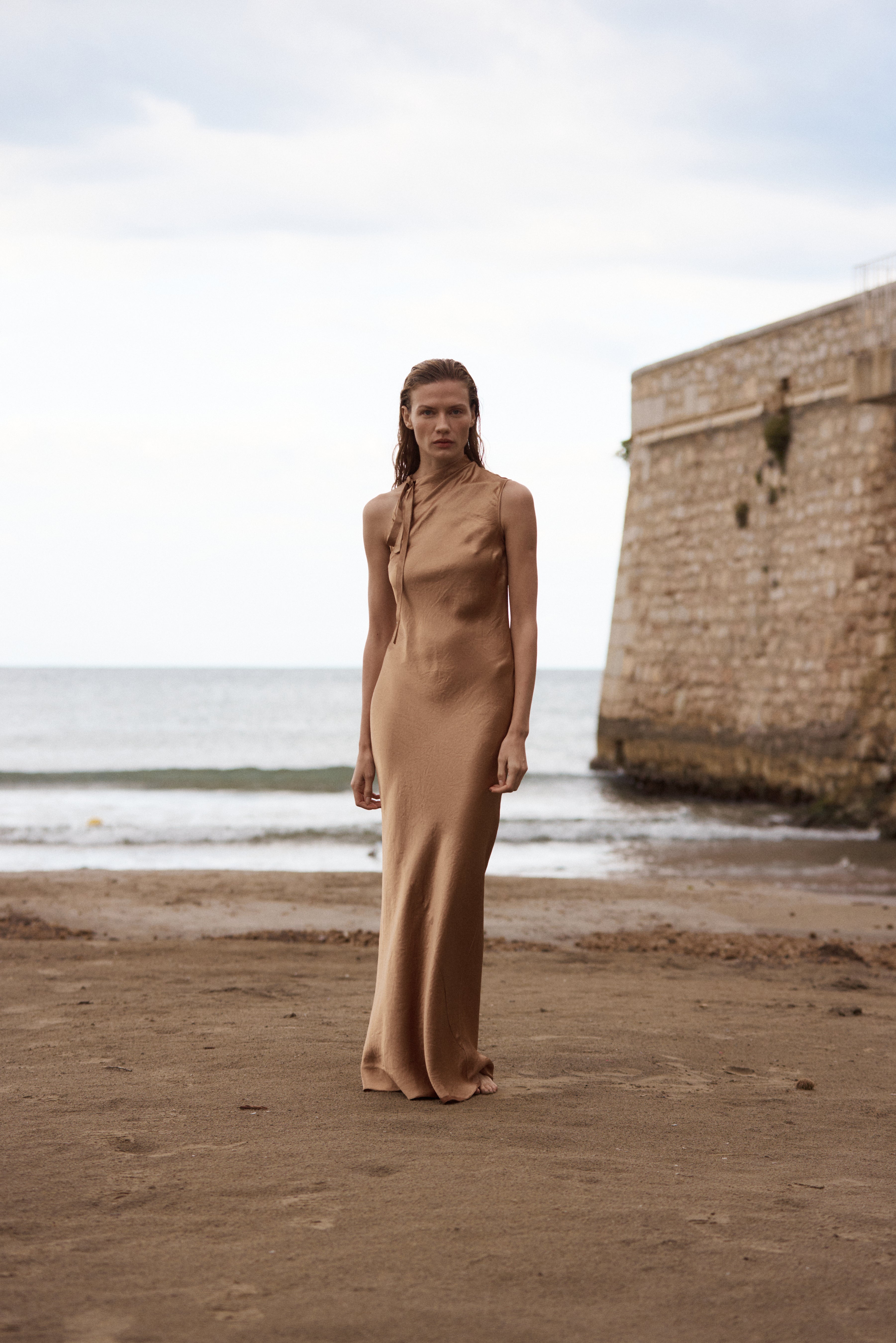 BONDI BORN® | Kobe Open Shoulder Maxi Dress in Honey | Designer – BONDI ...